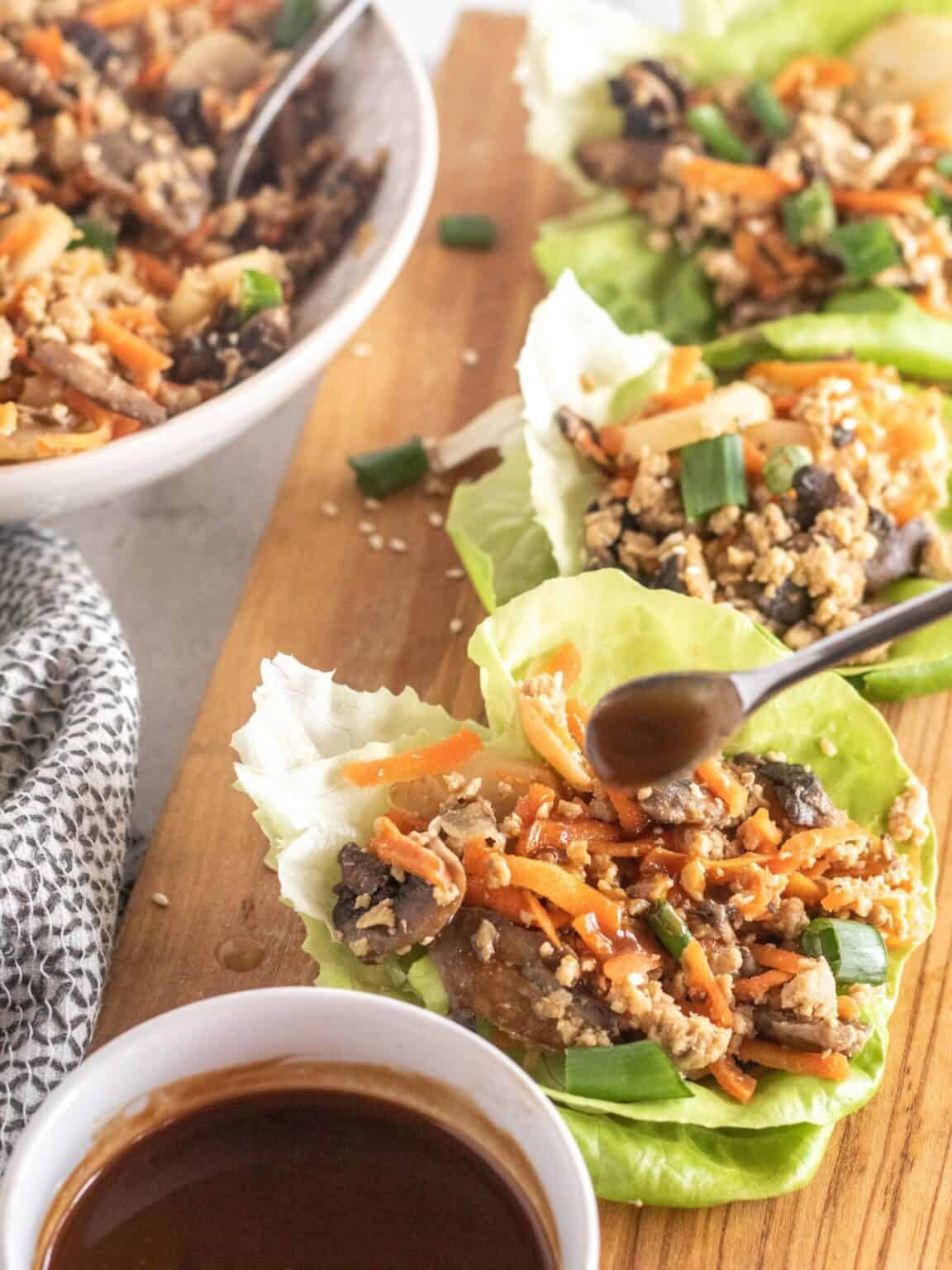 Keto Chicken Lettuce Wraps – Cassidy's Craveable Creations